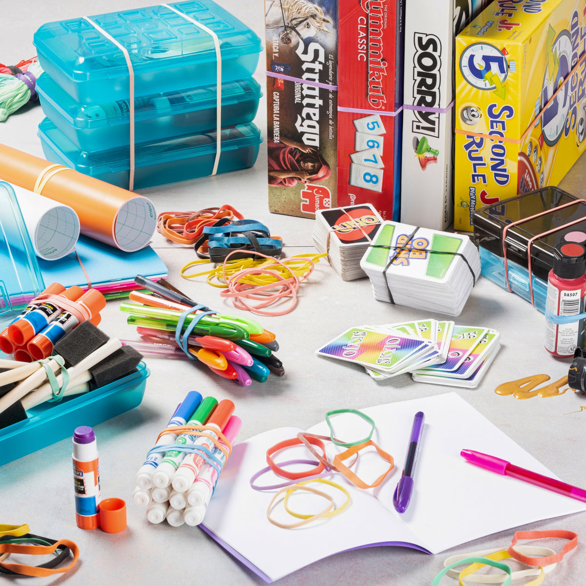 Purple Rubber Bands Size 64 – 1LB (250 Count) | PlasticMill